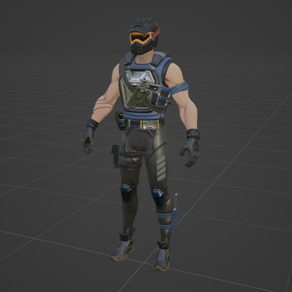 Wake Rider - Fortnite 3D Model by Shevraar