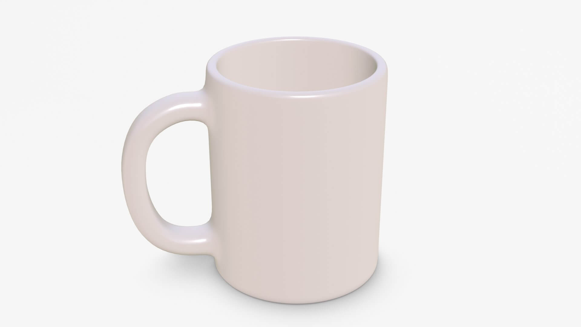 Empty Mug - 3D Model by ShigeruMiyamoto