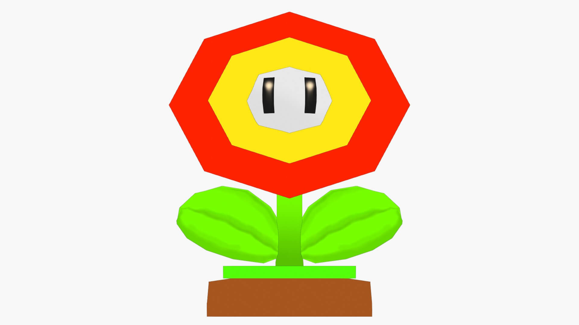 Fire Flower - 3D Model by ShigeruMiyamoto