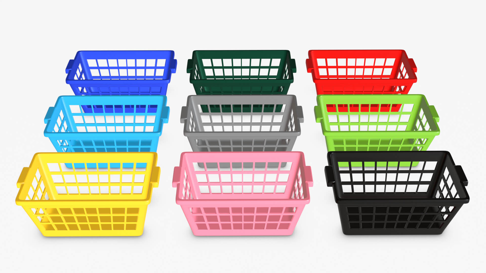 Plastic Basket - 3D Model by ShigeruMiyamoto