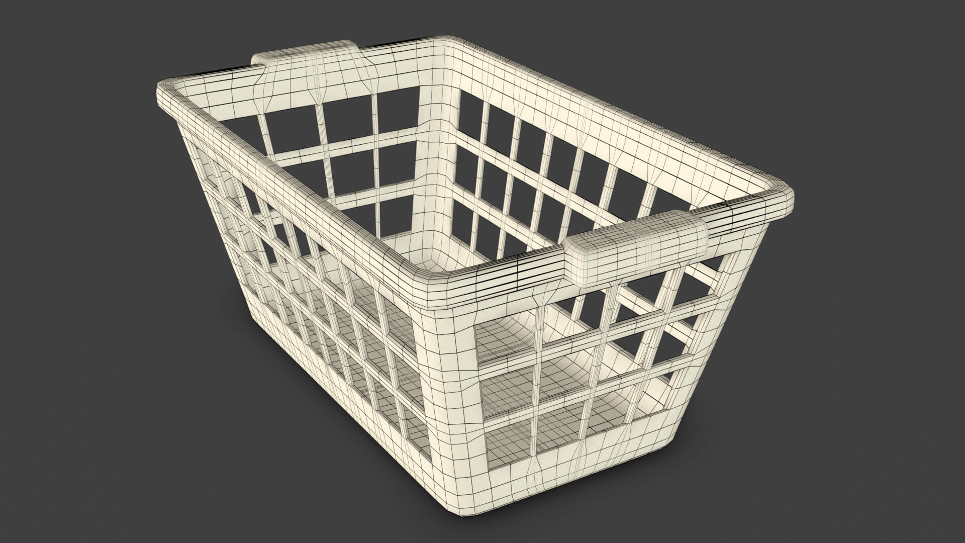 Plastic Basket - 3D Model by ShigeruMiyamoto