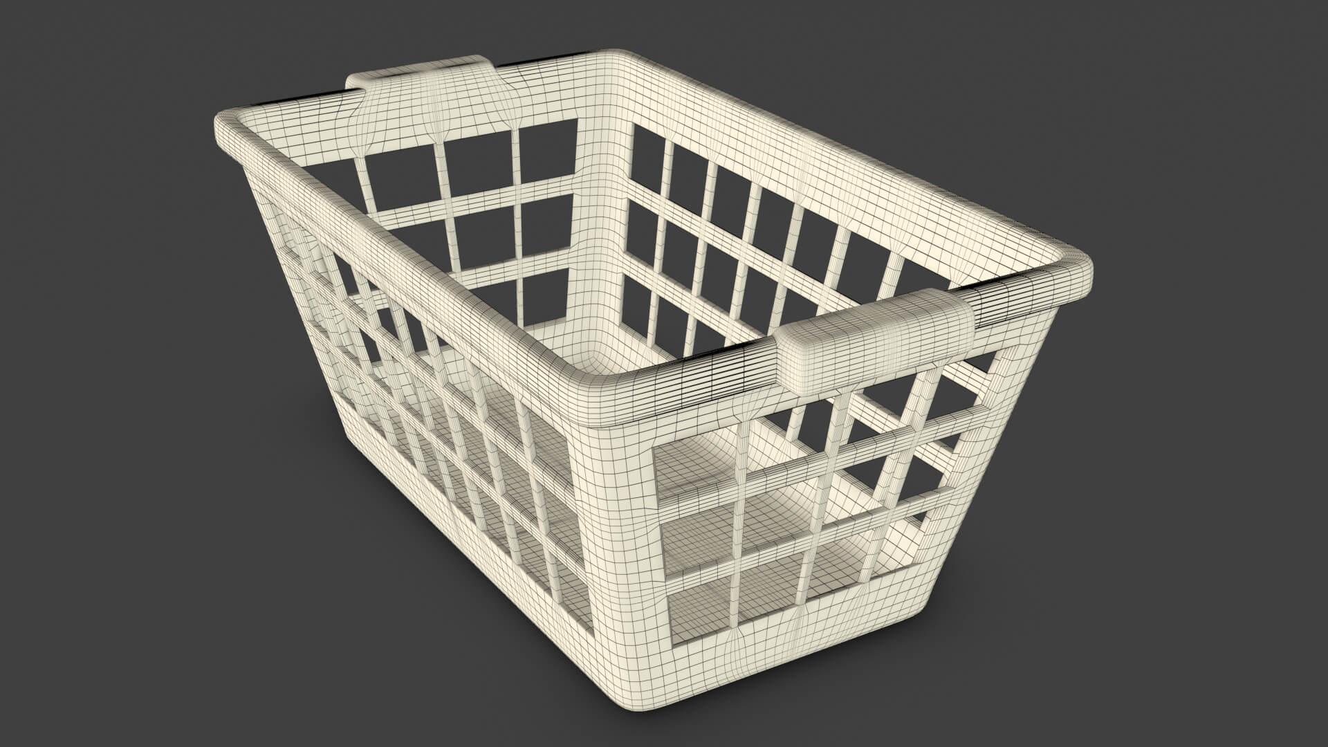 Plastic Basket - 3D Model by ShigeruMiyamoto
