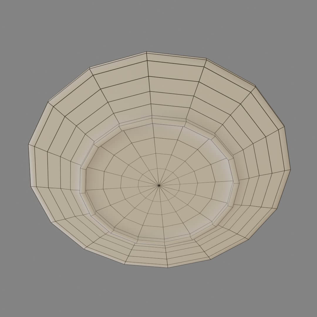 Plate - 3D Model by ShigeruMiyamoto