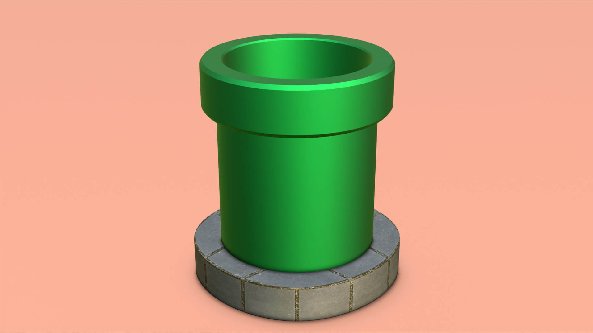 Warp Pipe - 3D Model by ShigeruMiyamoto