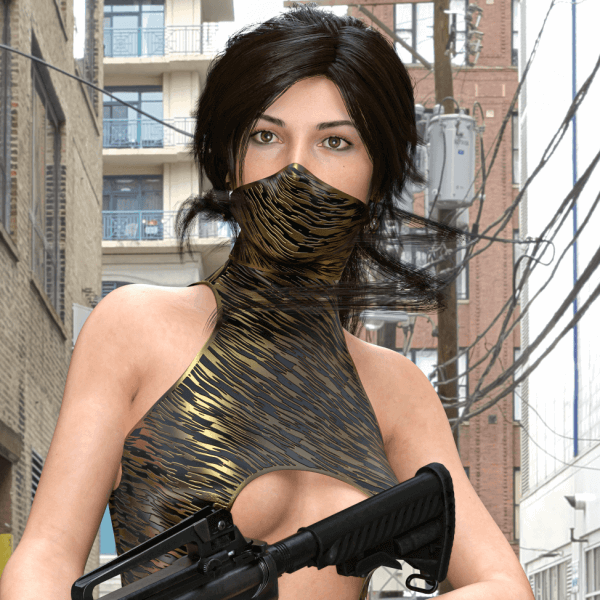 Lara Croft, sexy 3D Render | RenderHub Gallery