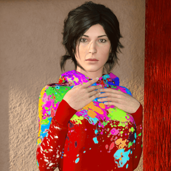 LaraCroft 3D Render | RenderHub Gallery