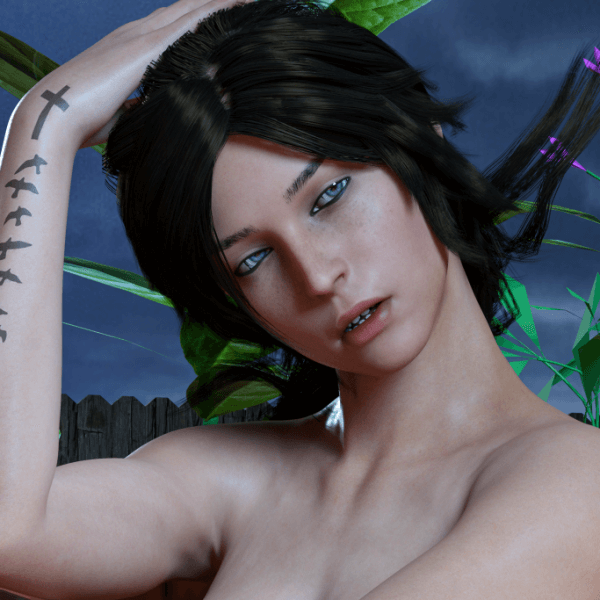 Lara Croft, sexy 3D Render | RenderHub Gallery