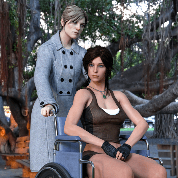 Laracroft 3d Render Renderhub Gallery
