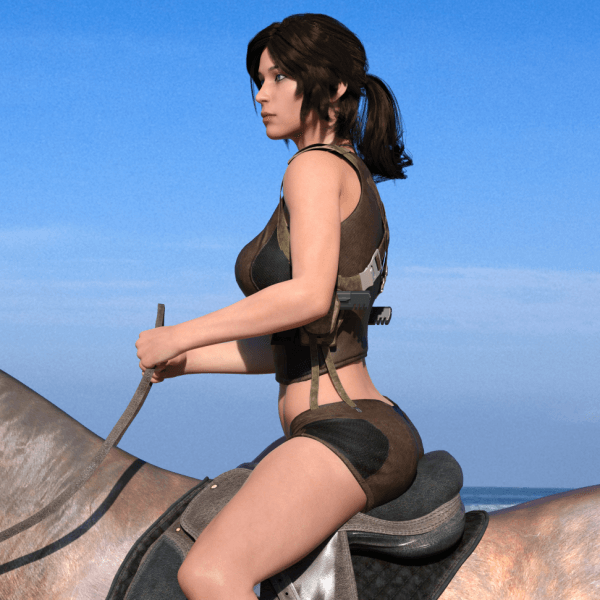 LaraCroft 3D Render | RenderHub Gallery