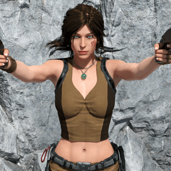 LaraCroft 3D Render | RenderHub Gallery