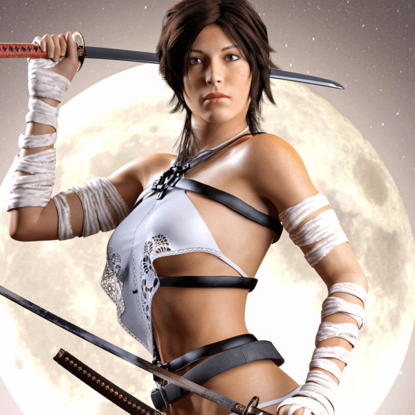 LaraCroft 3D Render | RenderHub Gallery