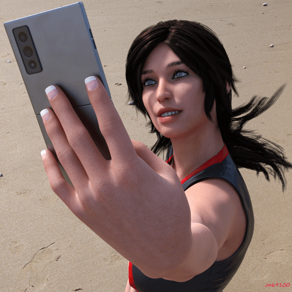 Lara Croft Sexy 3d Render Renderhub Gallery 