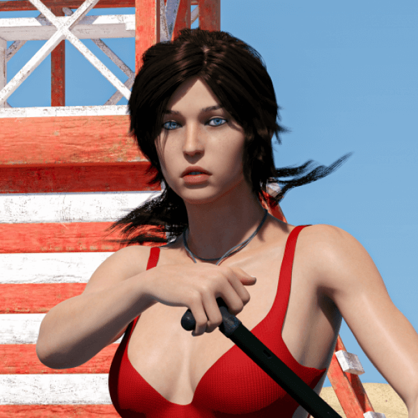 LaraCroft 3D Render | RenderHub Gallery