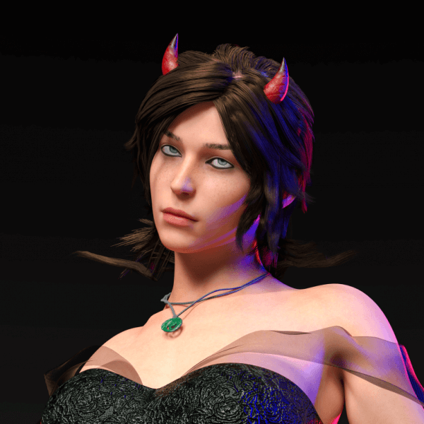 Lara Croft, sexy 3D Render | RenderHub Gallery