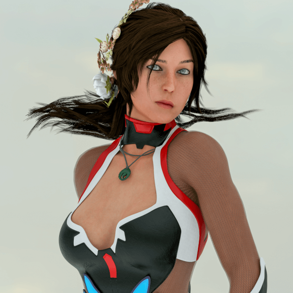Lara Croft, sexy 3D Render | RenderHub Gallery