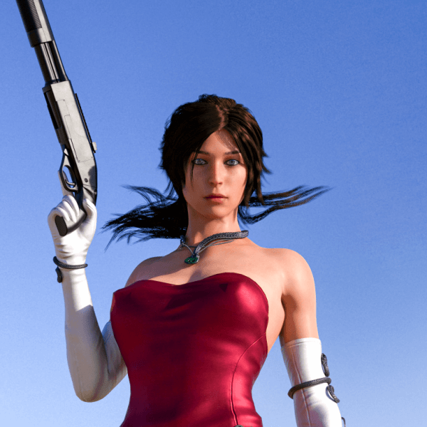 Laracroft 3d Render Renderhub Gallery