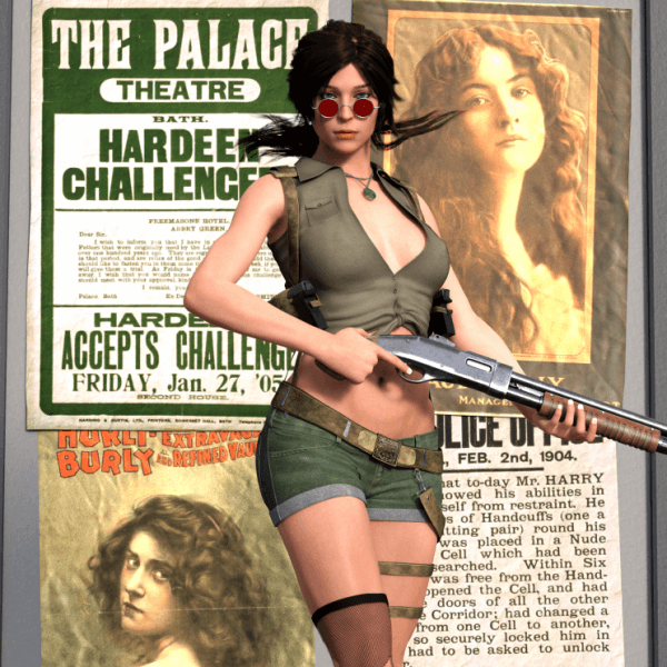 LaraCroft 3D Render | RenderHub Gallery