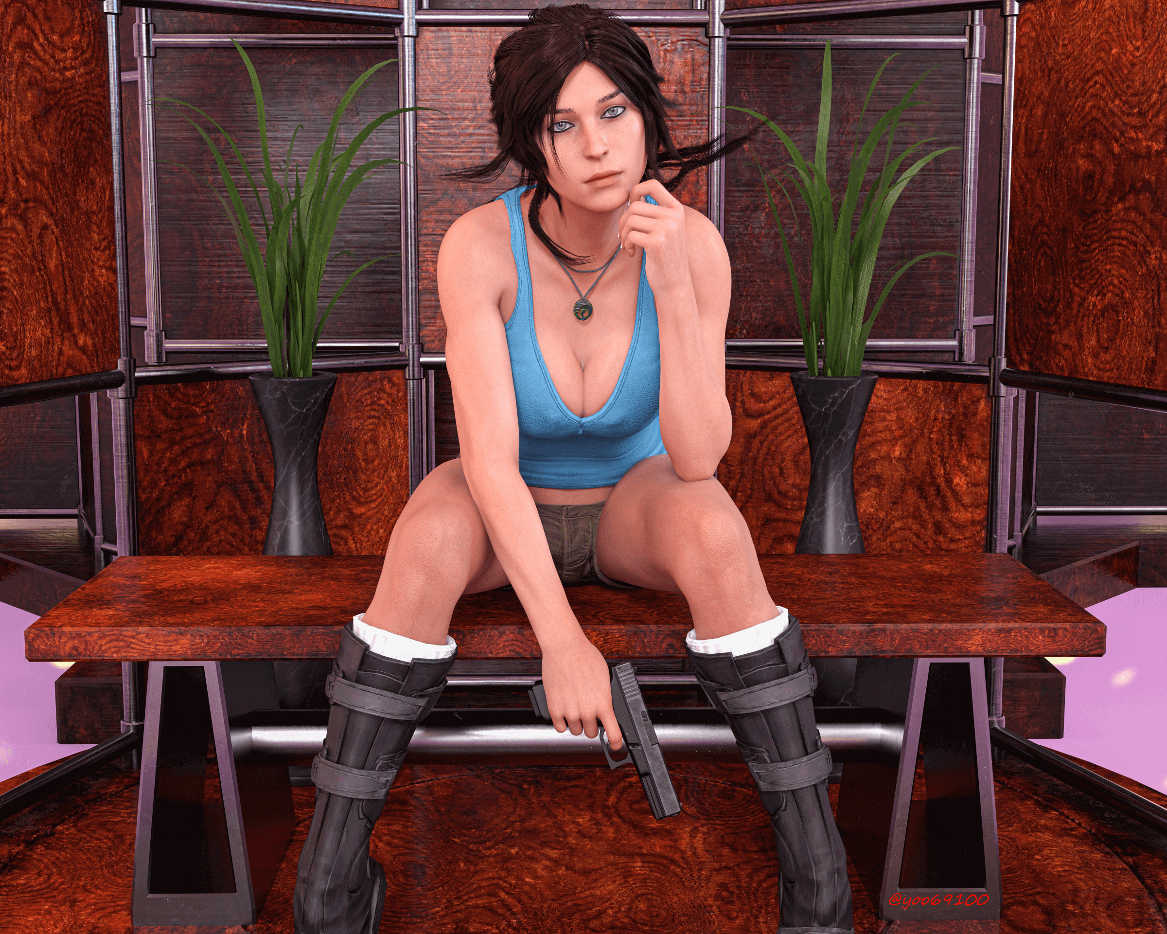 LaraCroft 3D Render | RenderHub Gallery