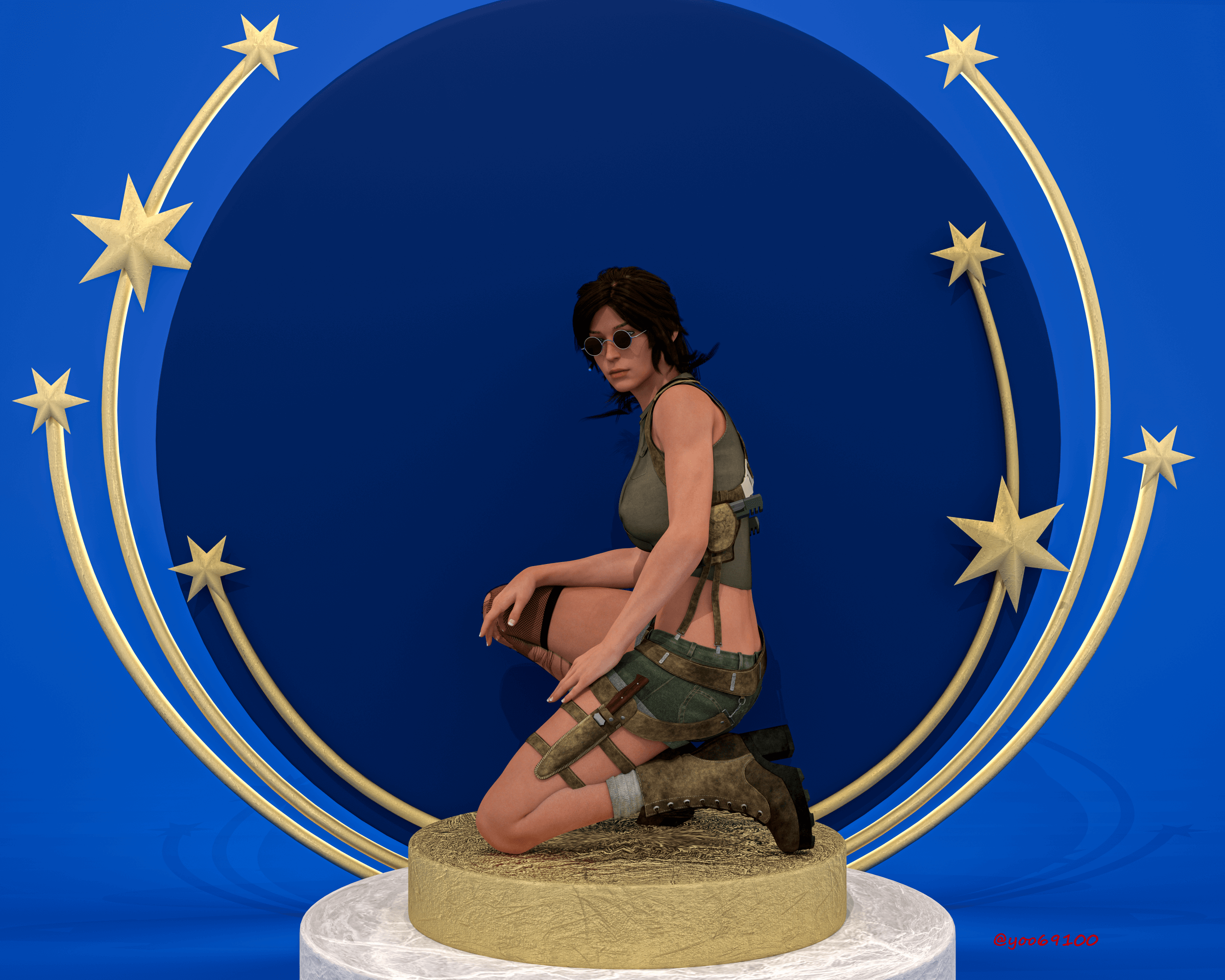 LaraCroft Hunter 3D Render | RenderHub Gallery