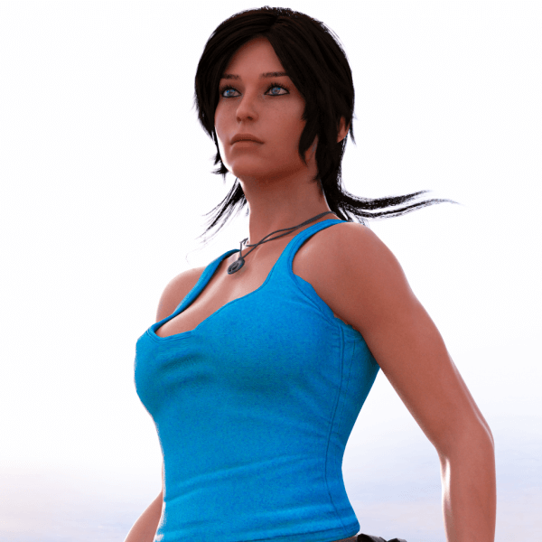 Lara Croft, sexy 3D Render, Digital Art by Shimi doll