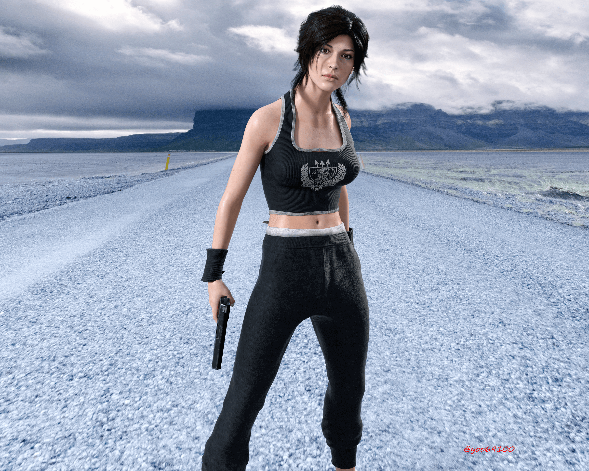 ShadowoftheTombRaider 3D Render, Digital Art by Shimi doll
