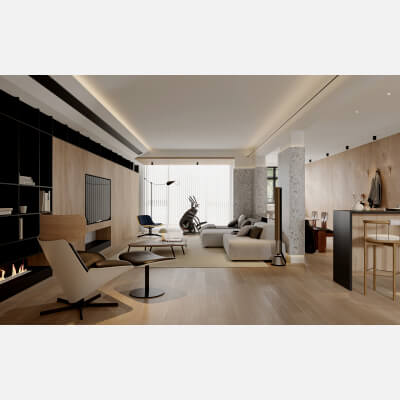 Living Room Scene 14 - 3D Model by nhattuankts