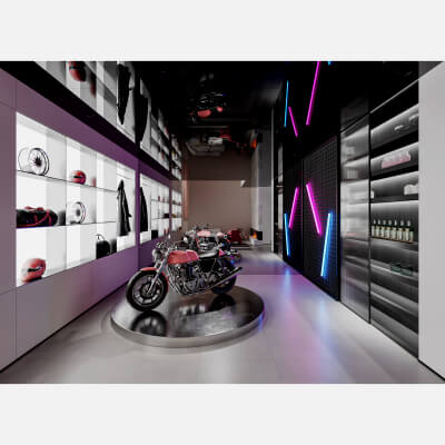 Motorcycle Living-Room 3D Model by shinngetu