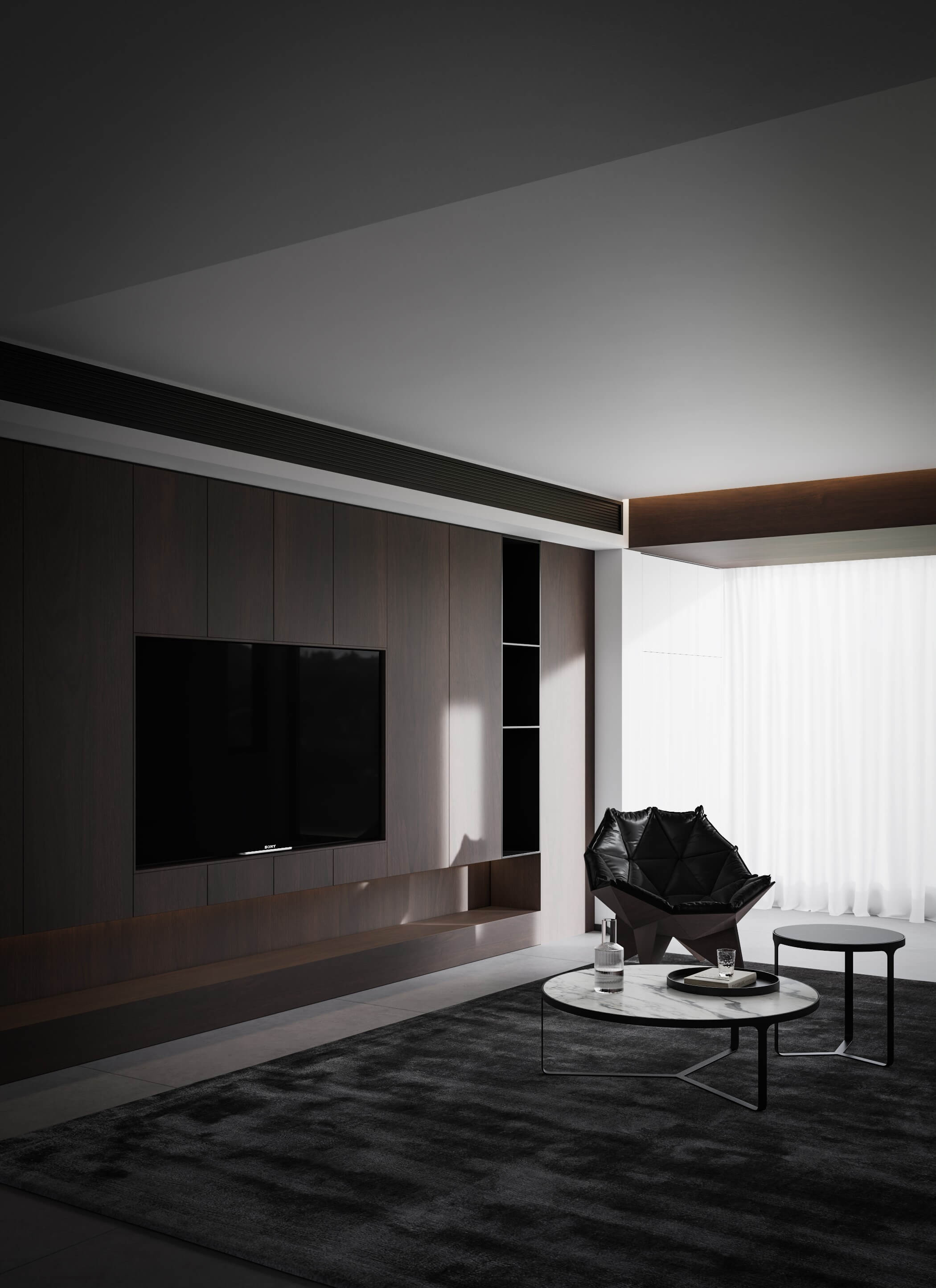 Living Room Dining Room - 3D Model by shinngetu