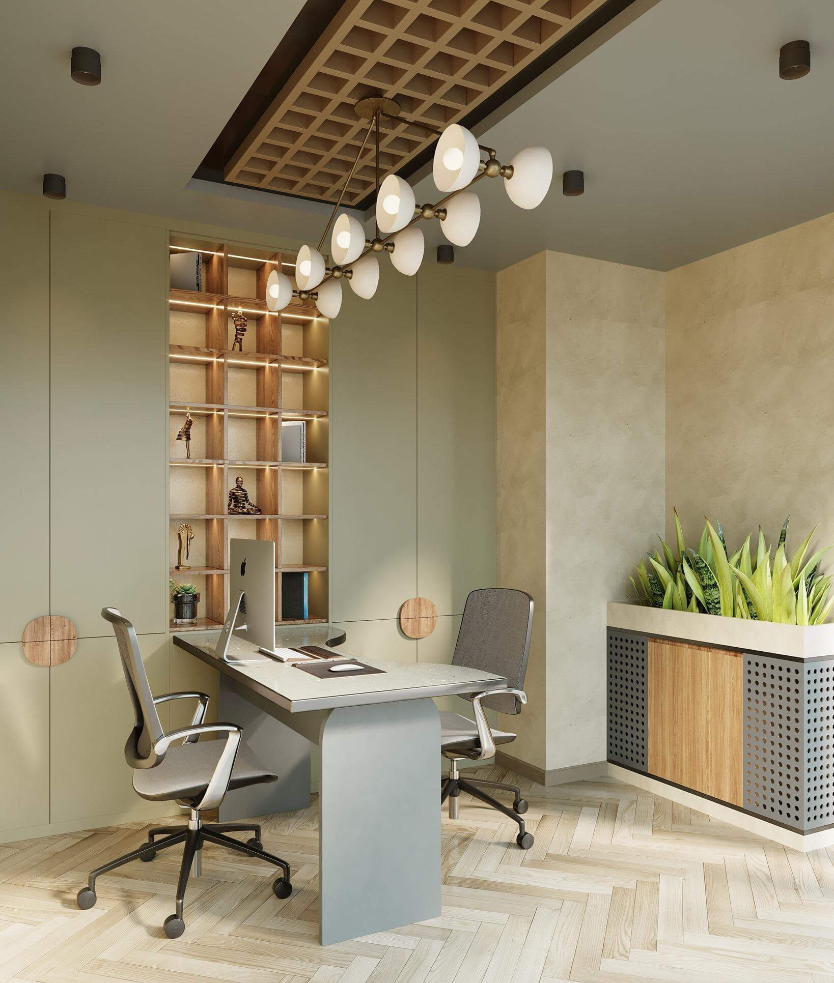 Office Interior - 3D Model by shinngetu