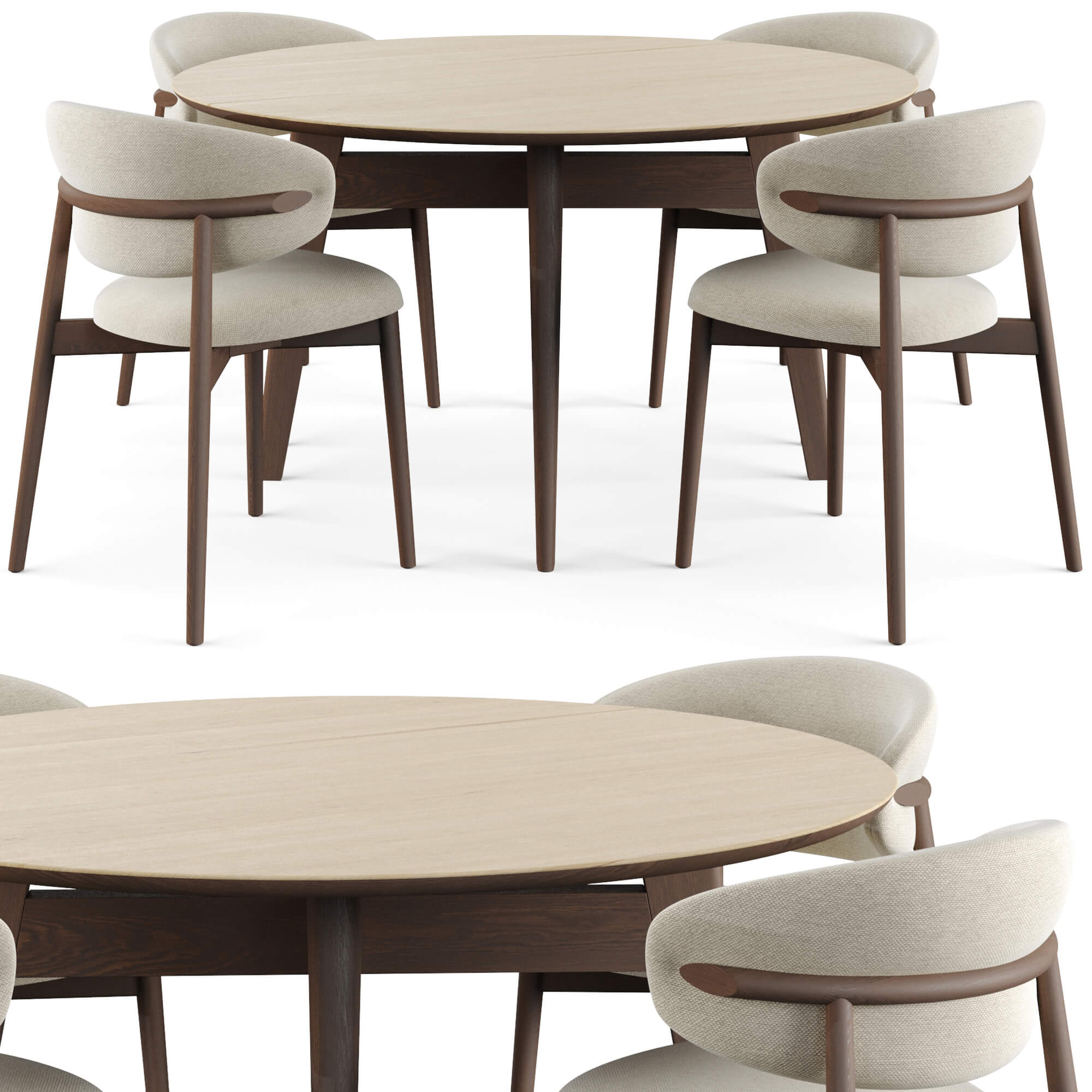 Calligaris Dining Set By - 3D Model by shirbeigi