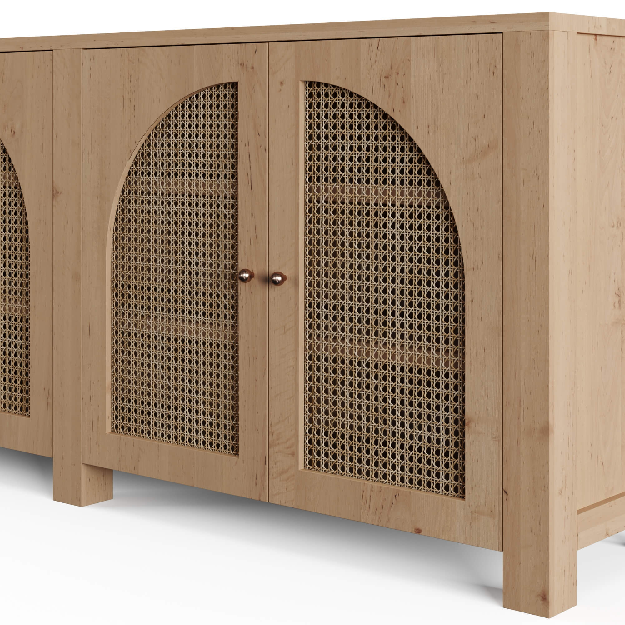 Cane Arches Sideboard by Westelm - 3D Model by shirbeigi