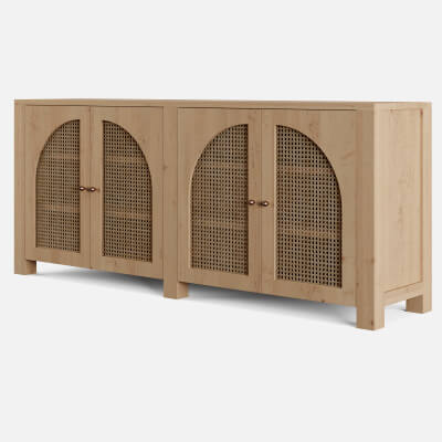 Cane Arches Sideboard by Westelm - 3D Model by shirbeigi