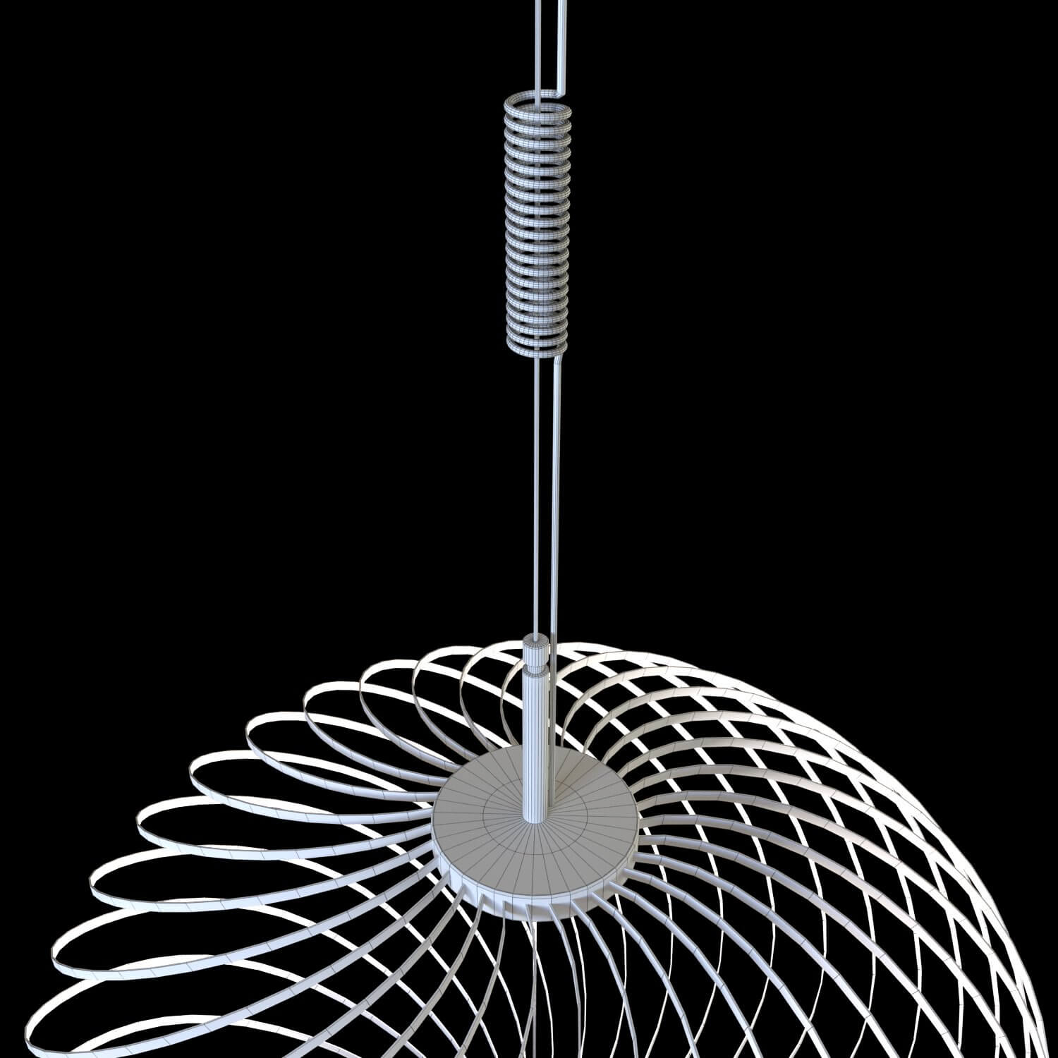 Spring Pendant Light - 3D Model by shirbeigi