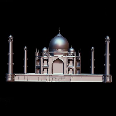 Taj Mahal - 3D Model by Shiva Bharath