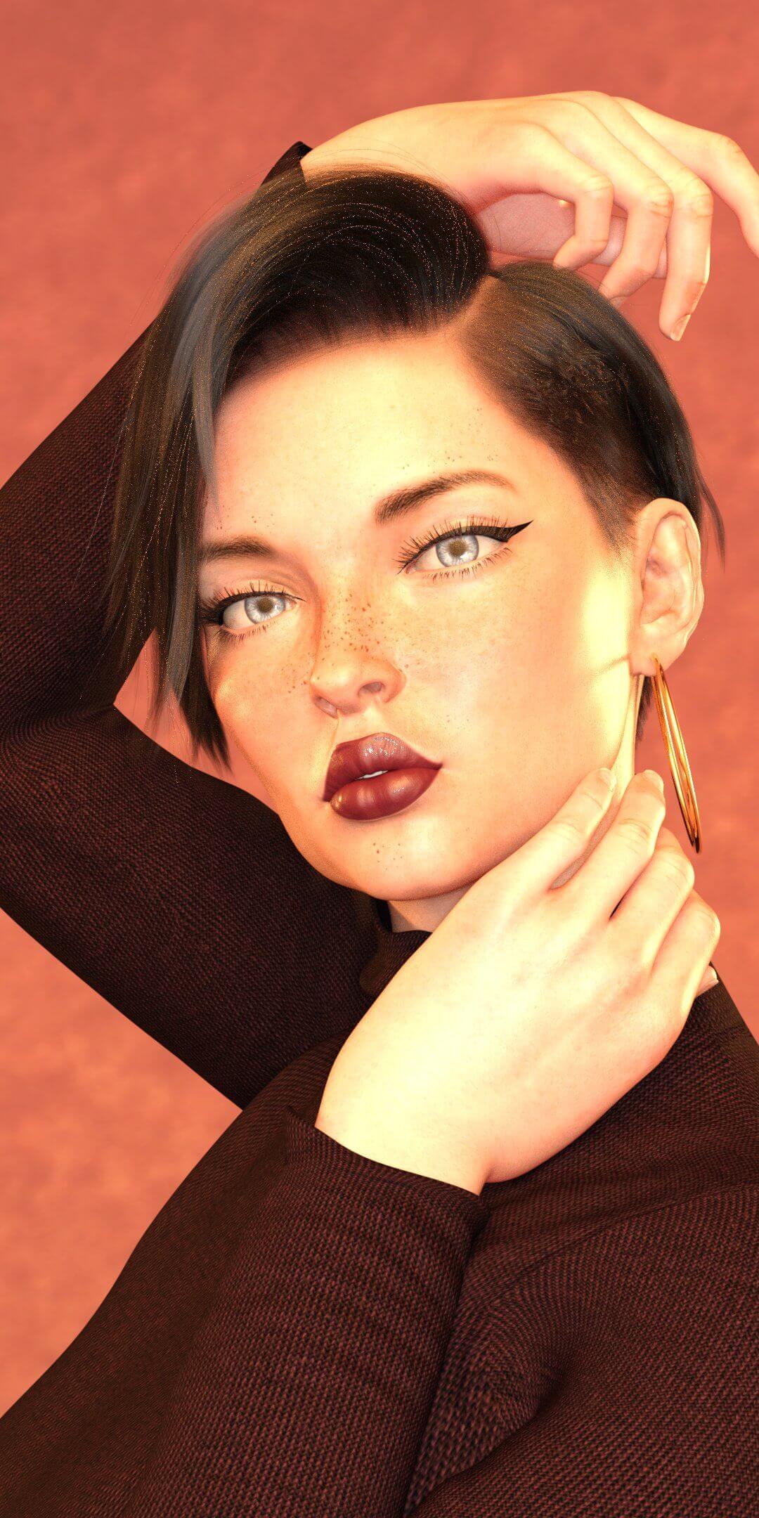 joyce 3D Render, Digital Art by shokri889