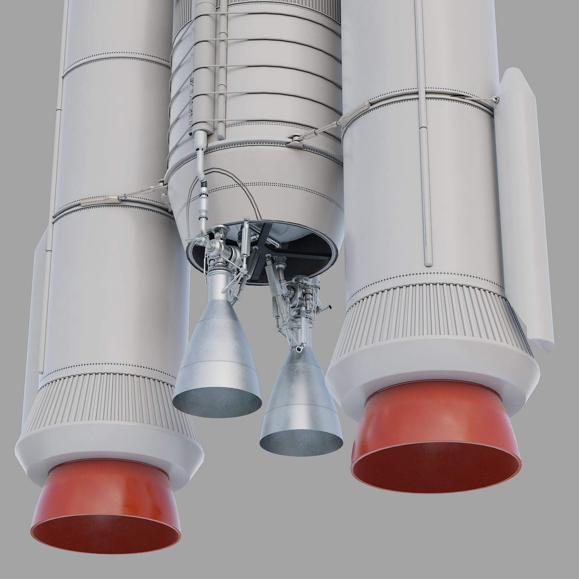 GSLV Rocket - 3D Model by shontoloyo