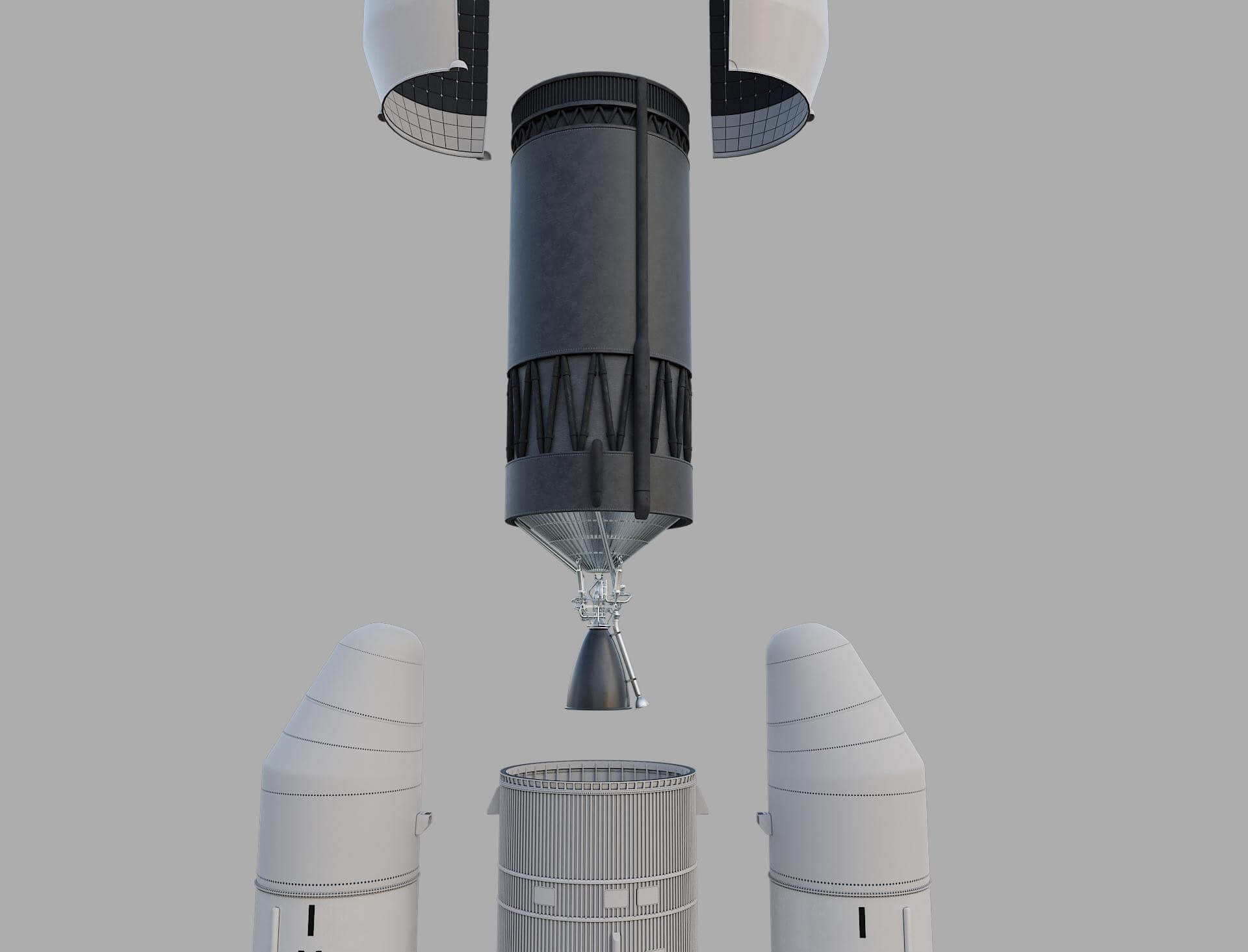 GSLV Rocket - 3D Model by shontoloyo