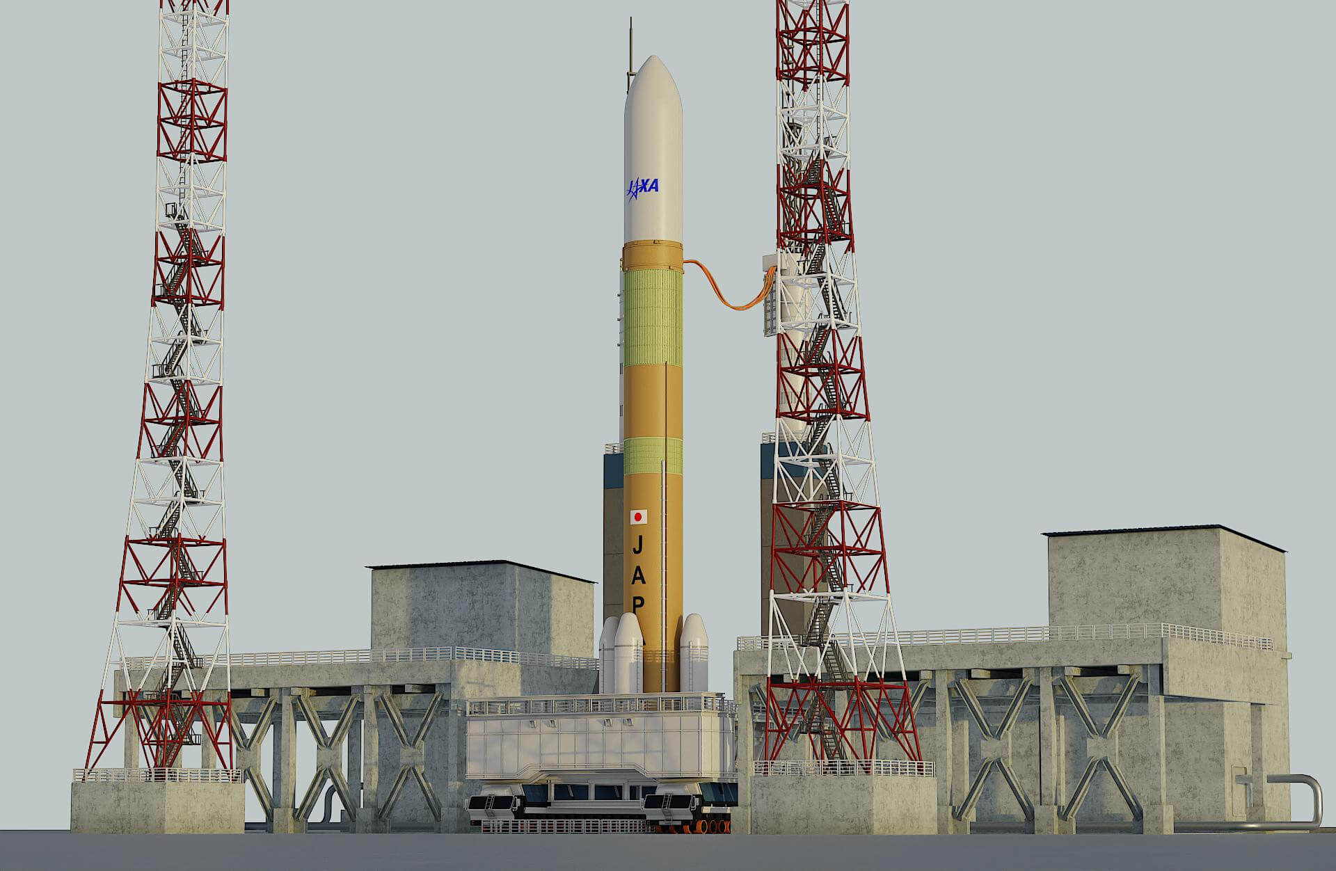 H3 Rocket - 3D Model by shontoloyo