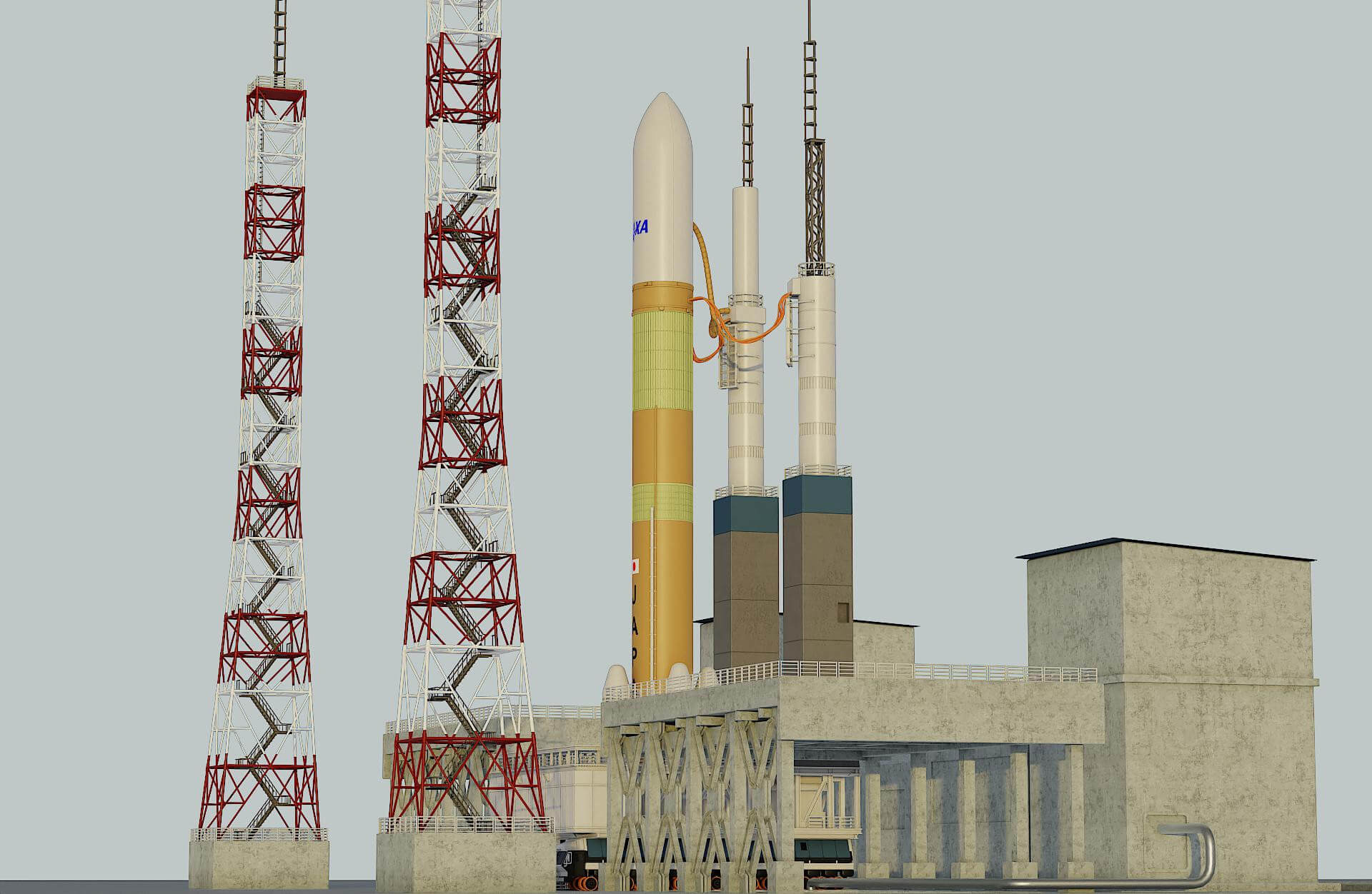 H3 Rocket - 3D Model by shontoloyo