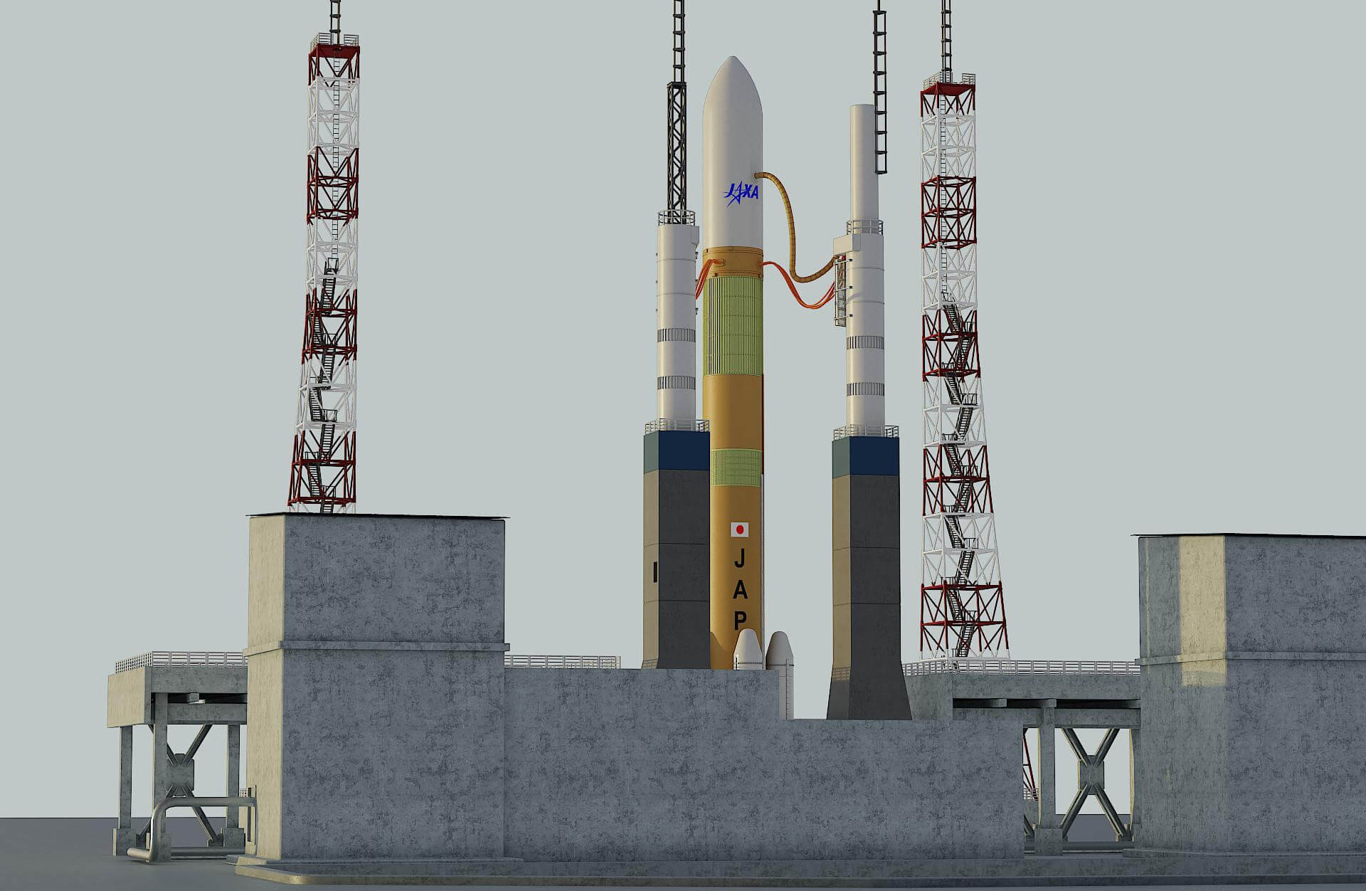 H3 Rocket - 3D Model by shontoloyo