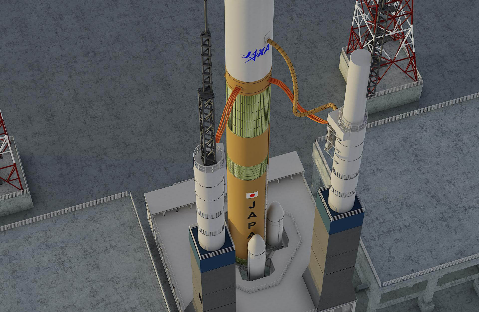 H3 Rocket - 3D Model by shontoloyo