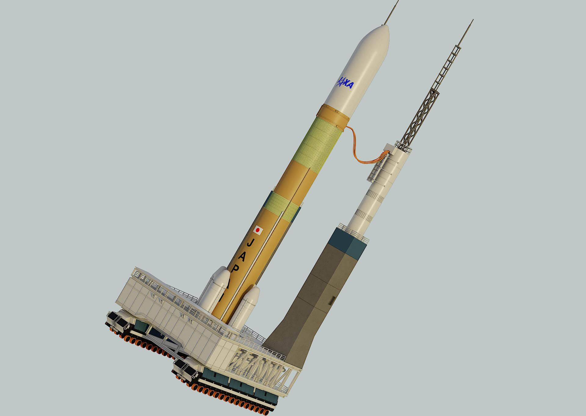 H3 Rocket - 3D Model by shontoloyo