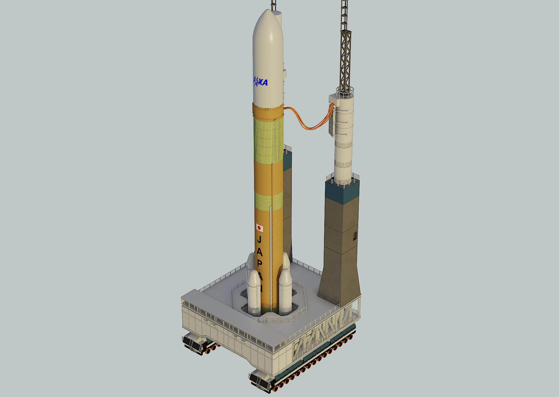 H3 Rocket - 3D Model by shontoloyo