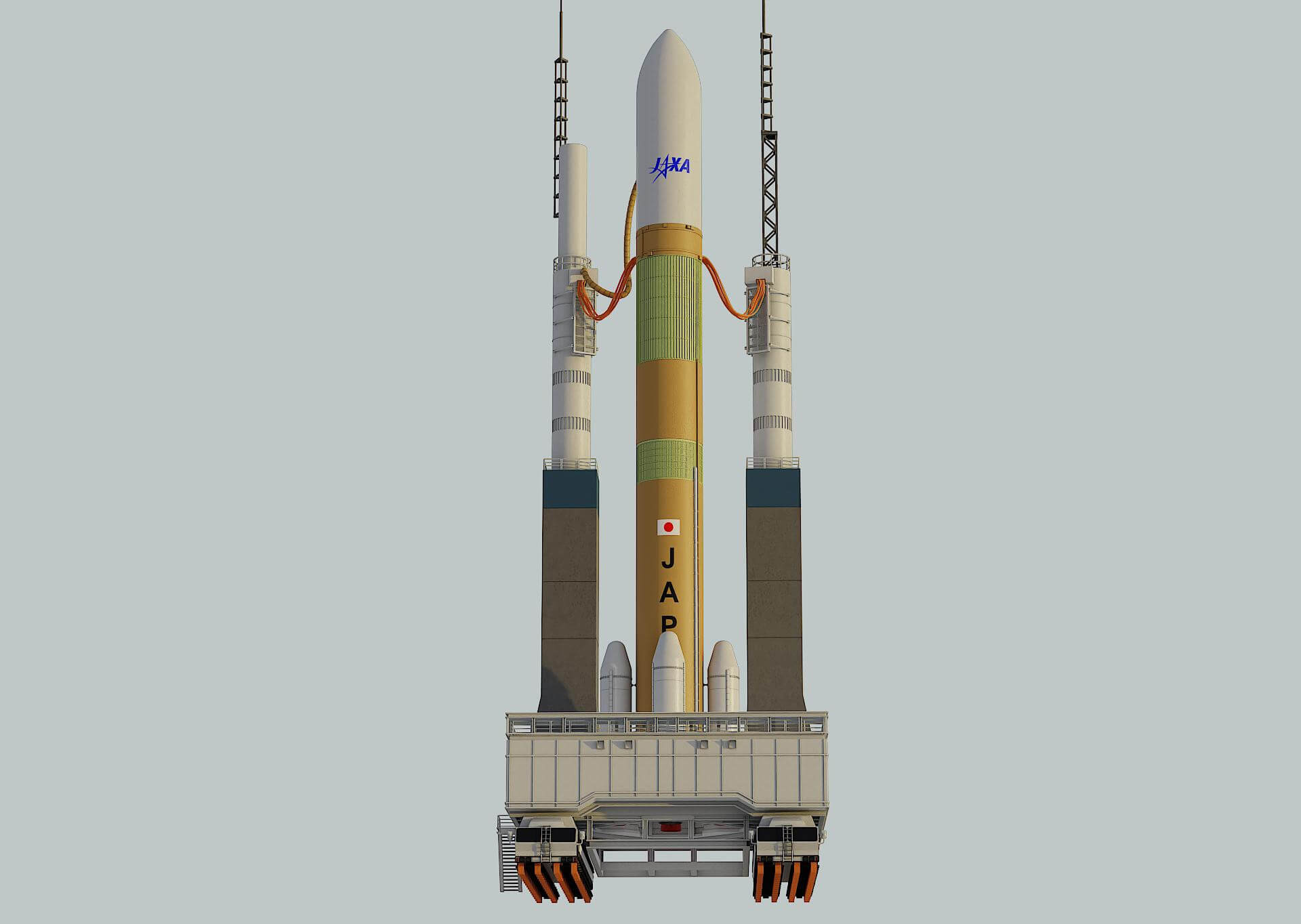 H3 Rocket - 3D Model by shontoloyo