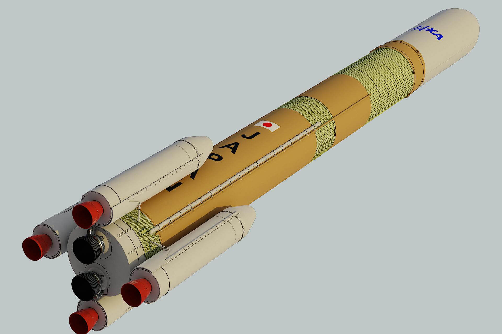 H3 Rocket - 3D Model by shontoloyo