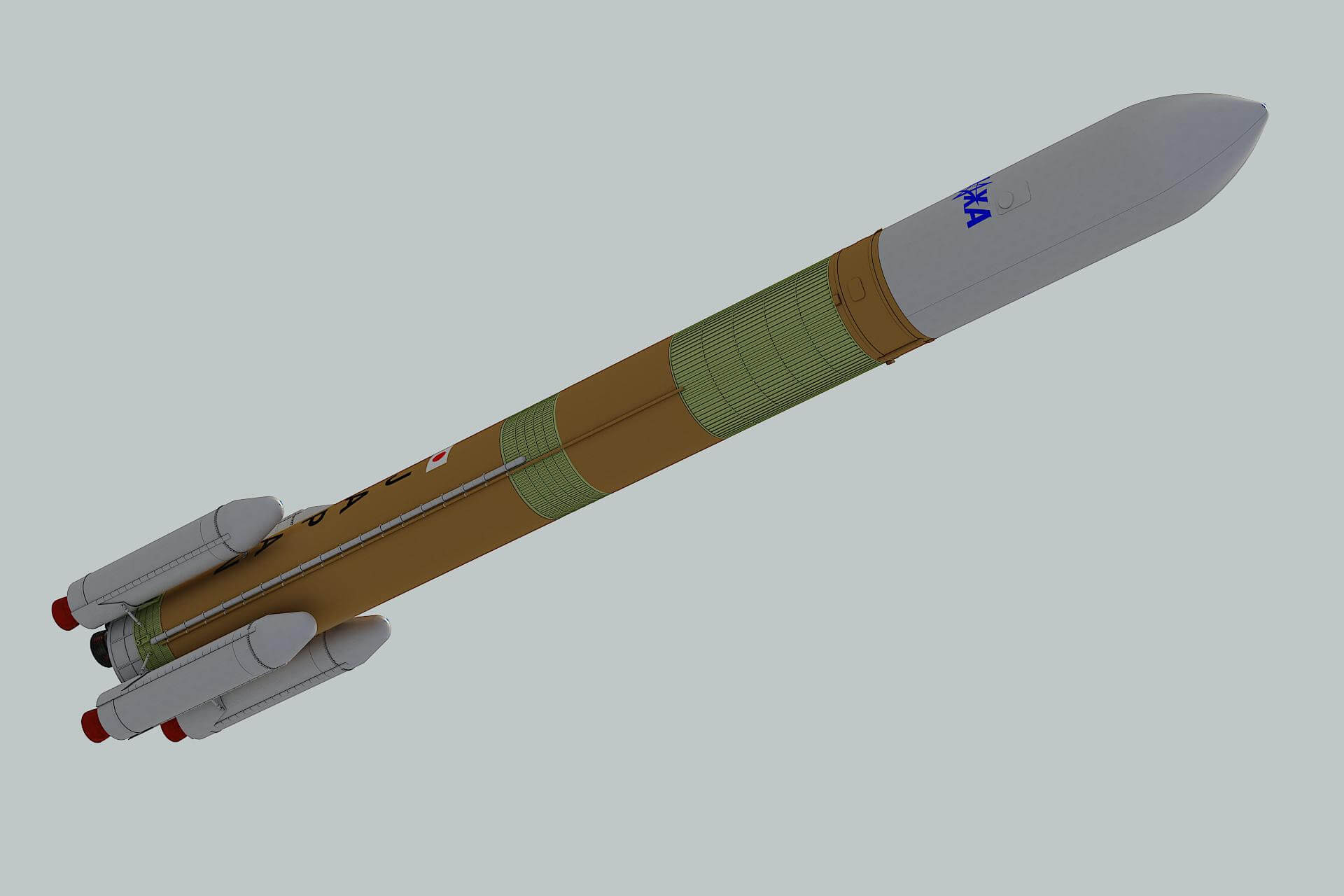H3 Rocket - 3D Model by shontoloyo