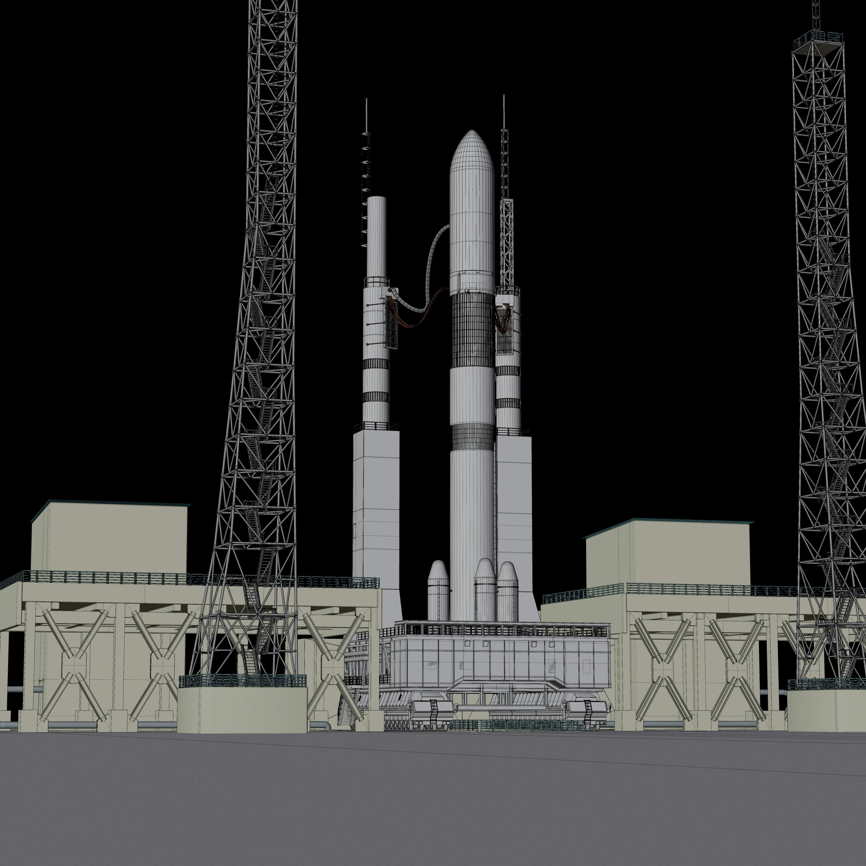 H3 Rocket - 3D Model by shontoloyo