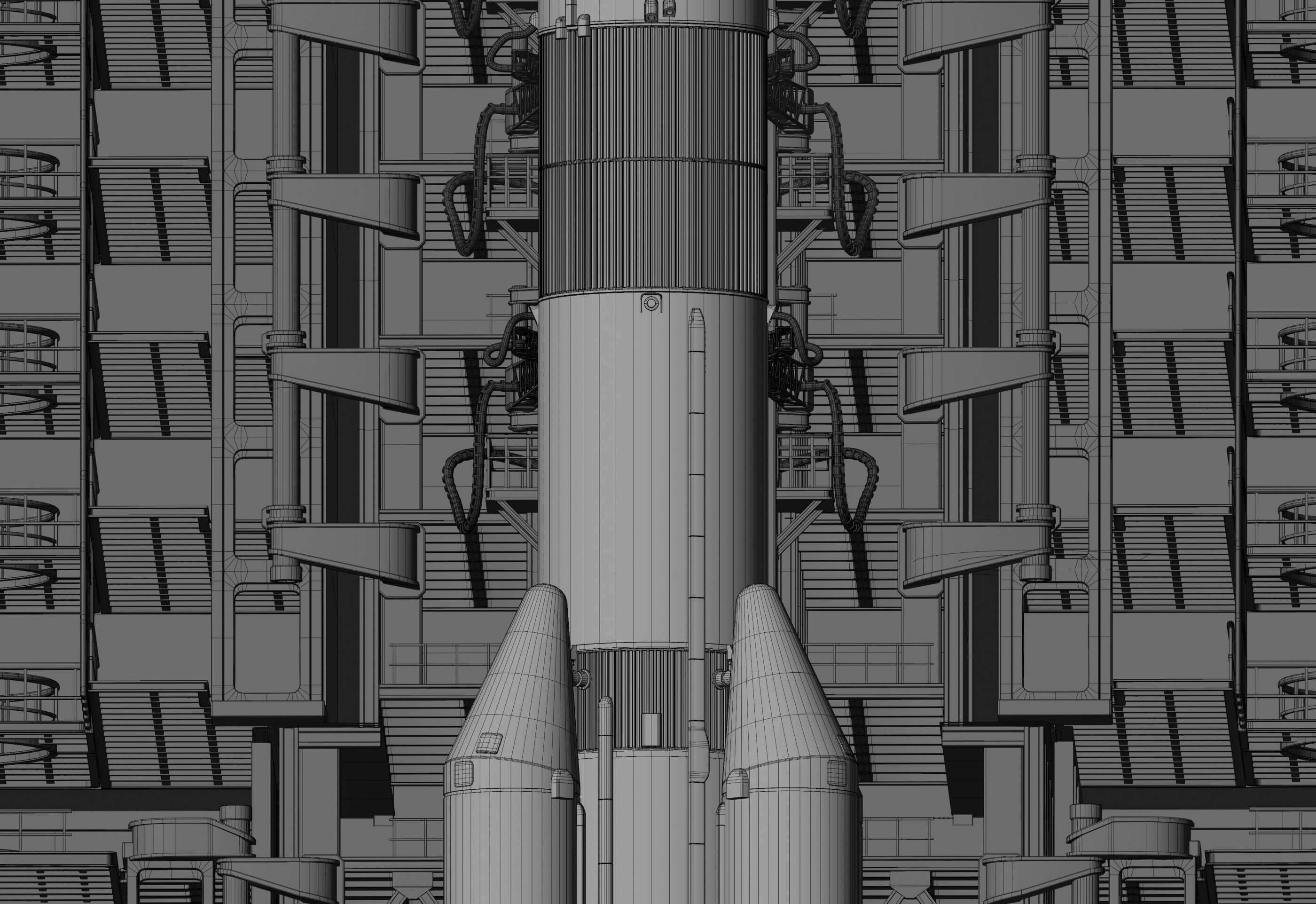 Long March 5 Rocket - 3D Model by shontoloyo