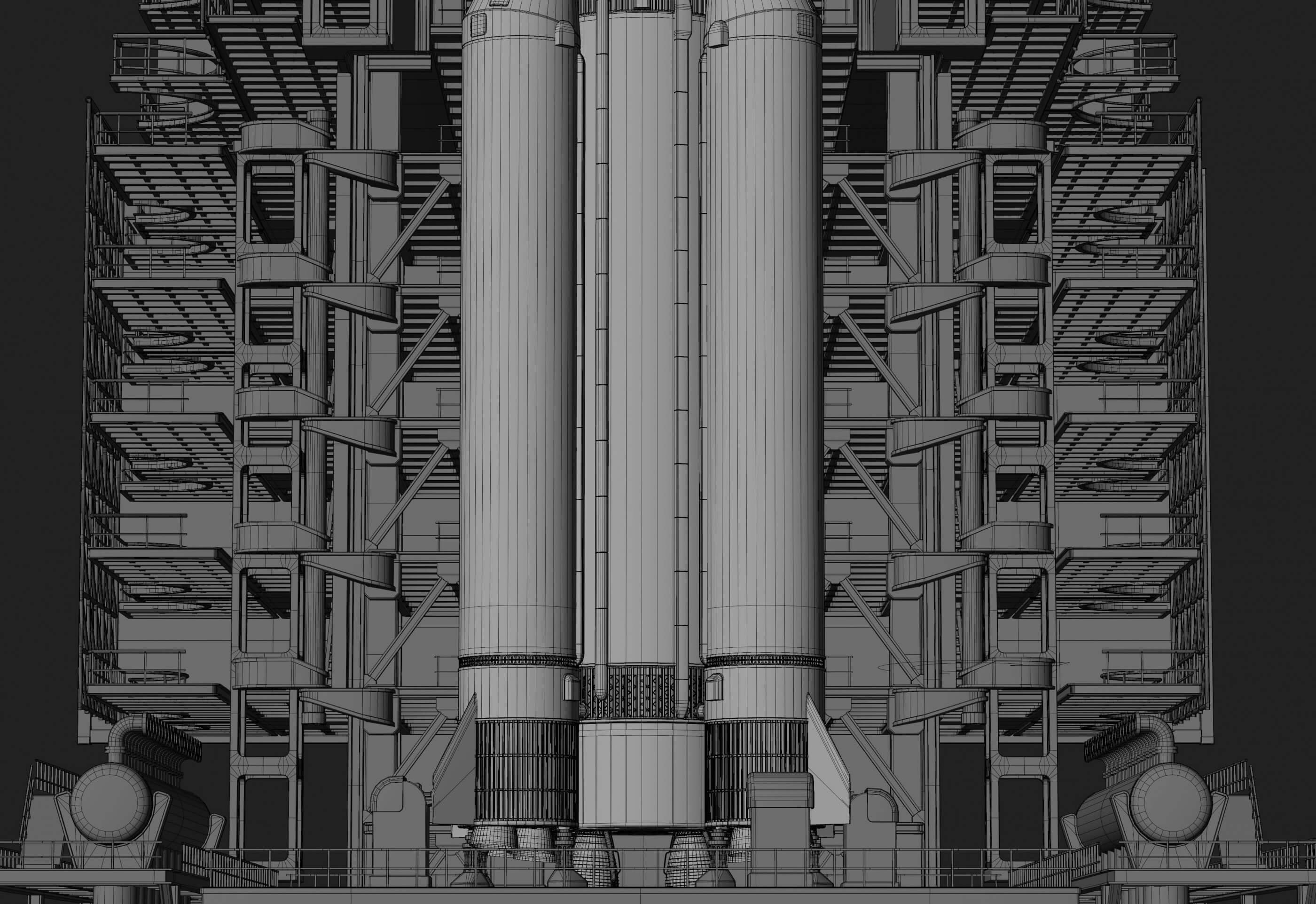 Long March 5 Rocket - 3D Model by shontoloyo