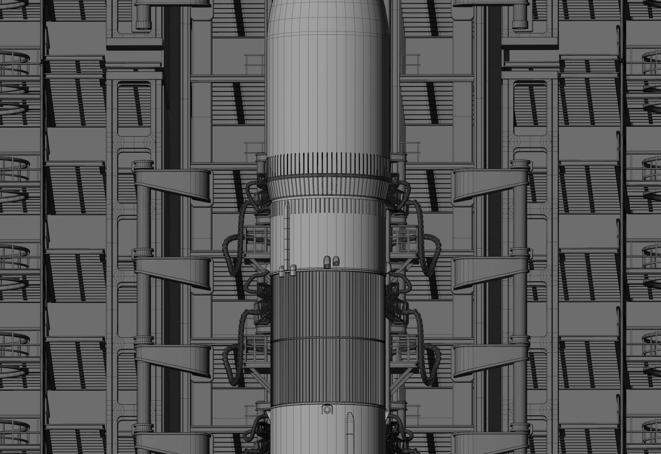Long March 5 Rocket - 3D Model by shontoloyo
